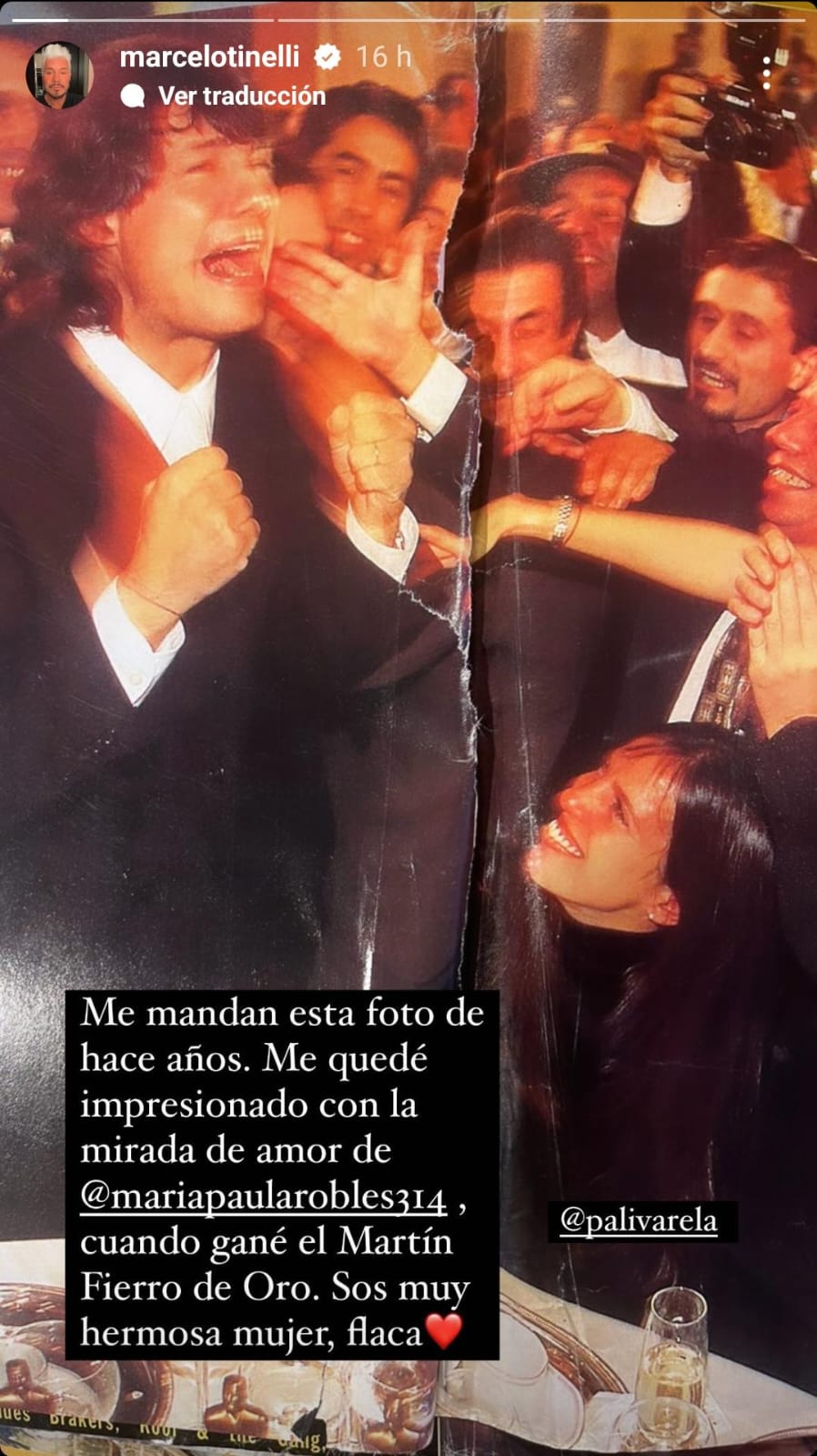 El tierno recuerdo que compartió Tinelli junto a Paula Robles - AMÉRICA ...